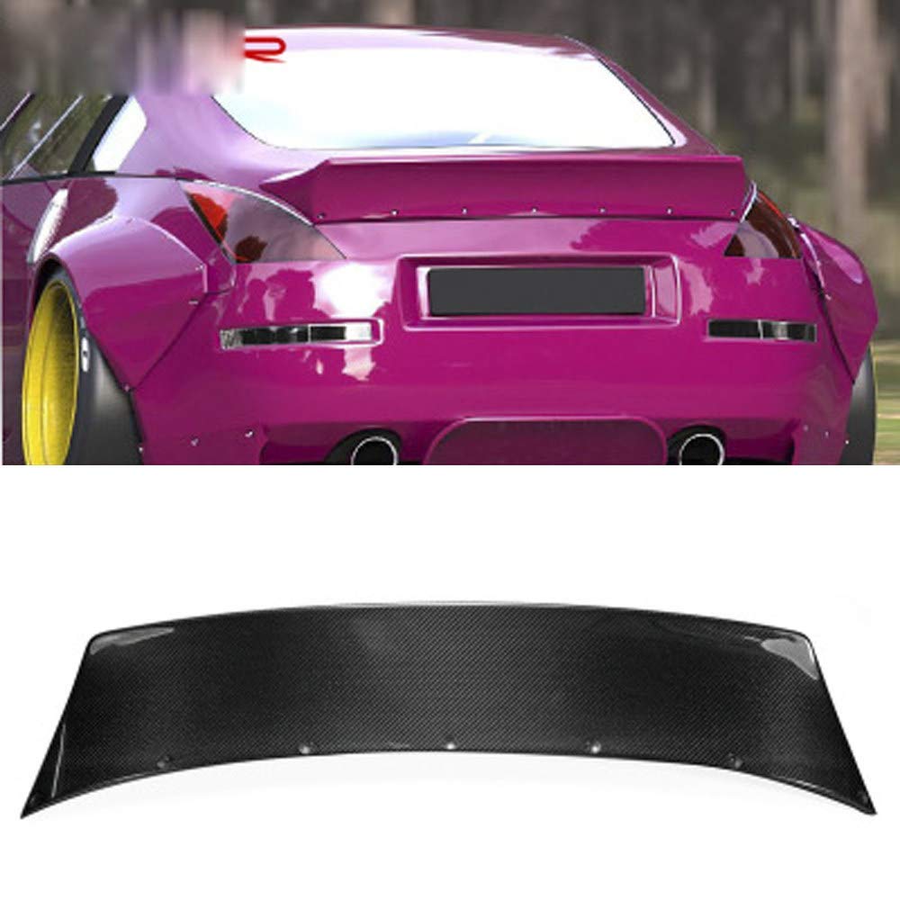 Buy HCJGZ Fiberglass Frp Rear Spoiler Suitable For Nissan 350Z Rear ...