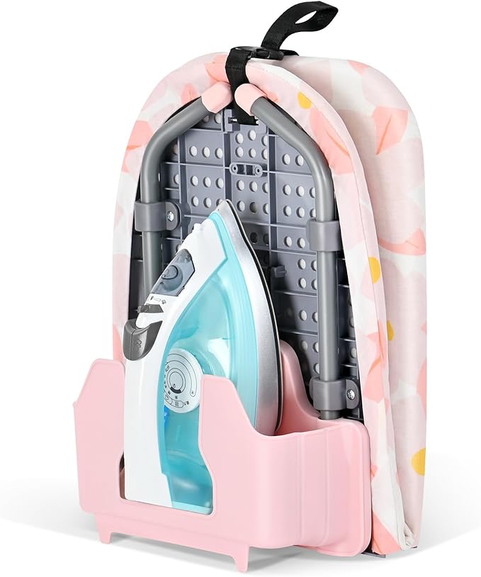 APEXCHASER Small Ironing Board with Iron Holder, Compact Ironing Board ...