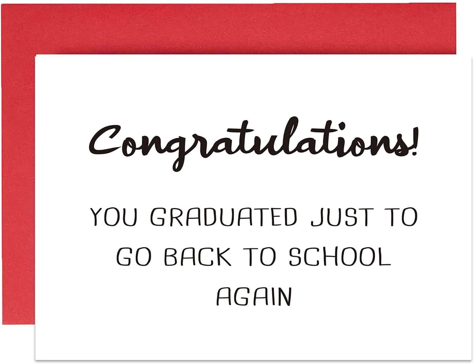 Amazon.com : Serviky High School Student Graduation Greeting Card ...