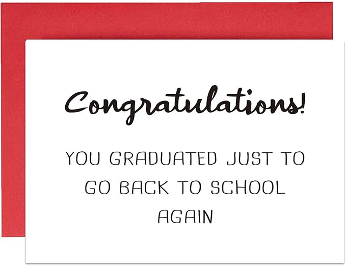 Amazon.com : Serviky High School Student Graduation Greeting Card ...