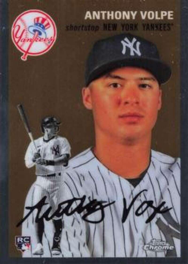 Amazon.com: 2023 Topps Chrome Platinum Anniversary #100 Anthony Volpe ...