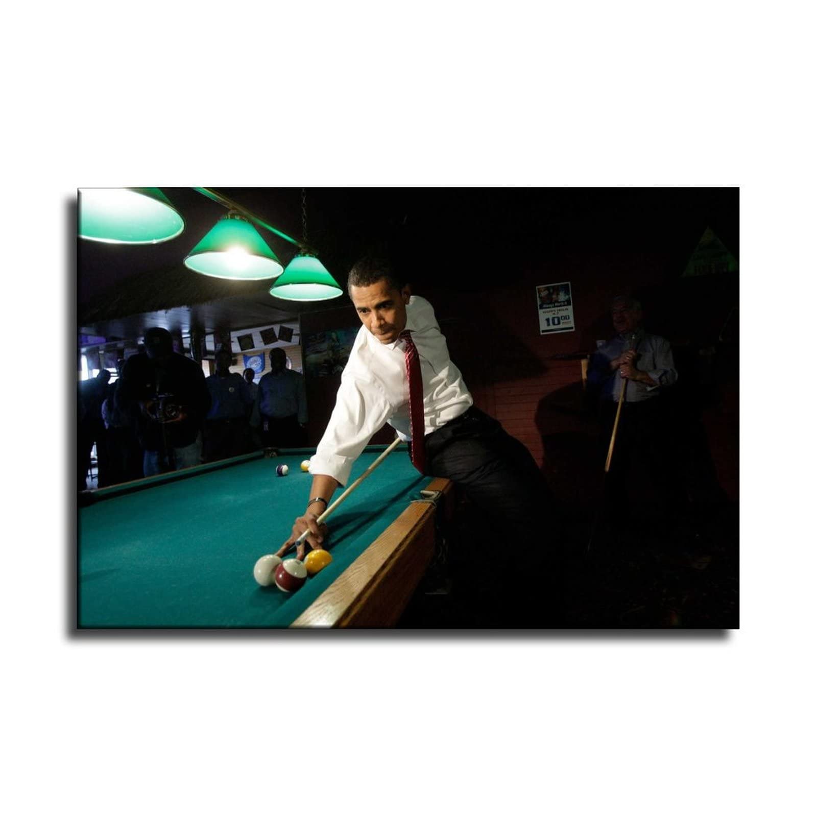 Obama Playing Pool
