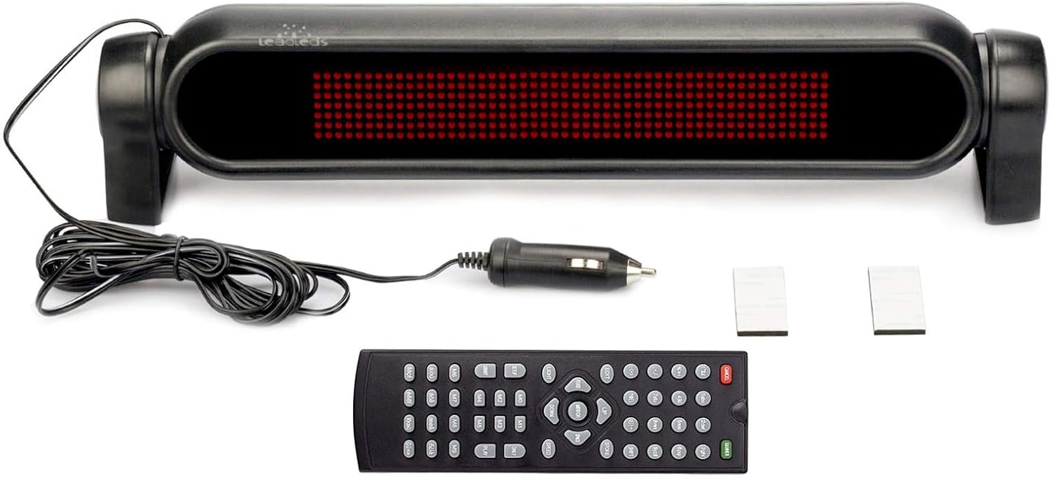 Amazon.com: TsoLay Car Scrolling Message Display Board, Car Rear Window ...