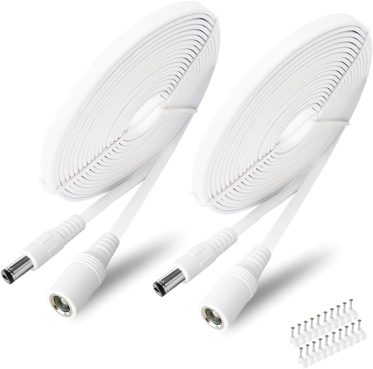 Amazon.com: 10FT 12V Power Supply Cable, LED Security Camera Extension ...