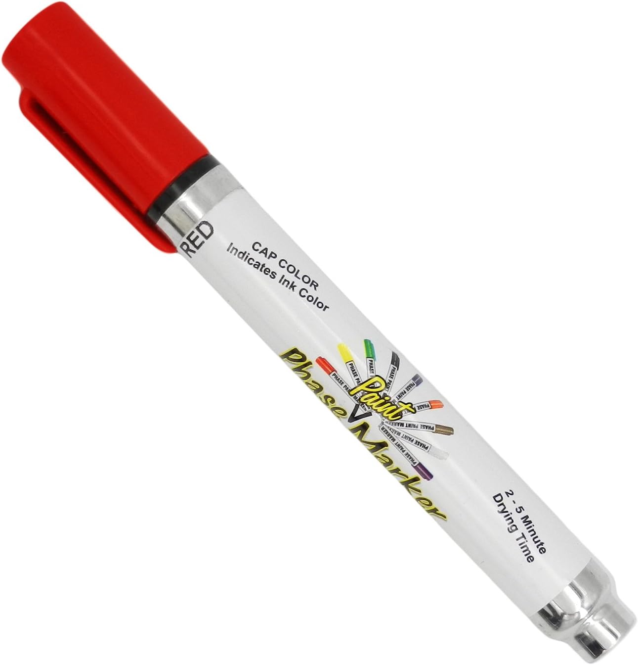 Amazon.com: Cully Electrician's Paint Marker/Phase Marker, Red, for ...