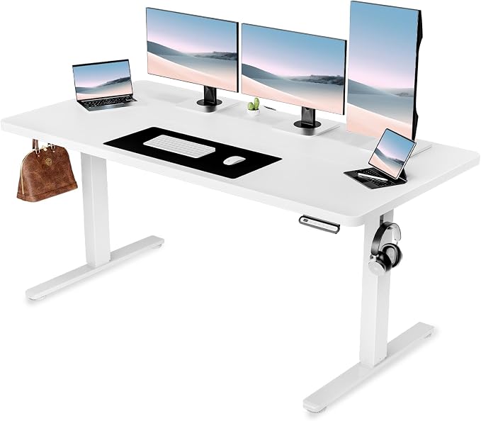 Amazon.com: GTPLAYER Electric Standing Desk, 55 x 24 Inches Sit Stand ...