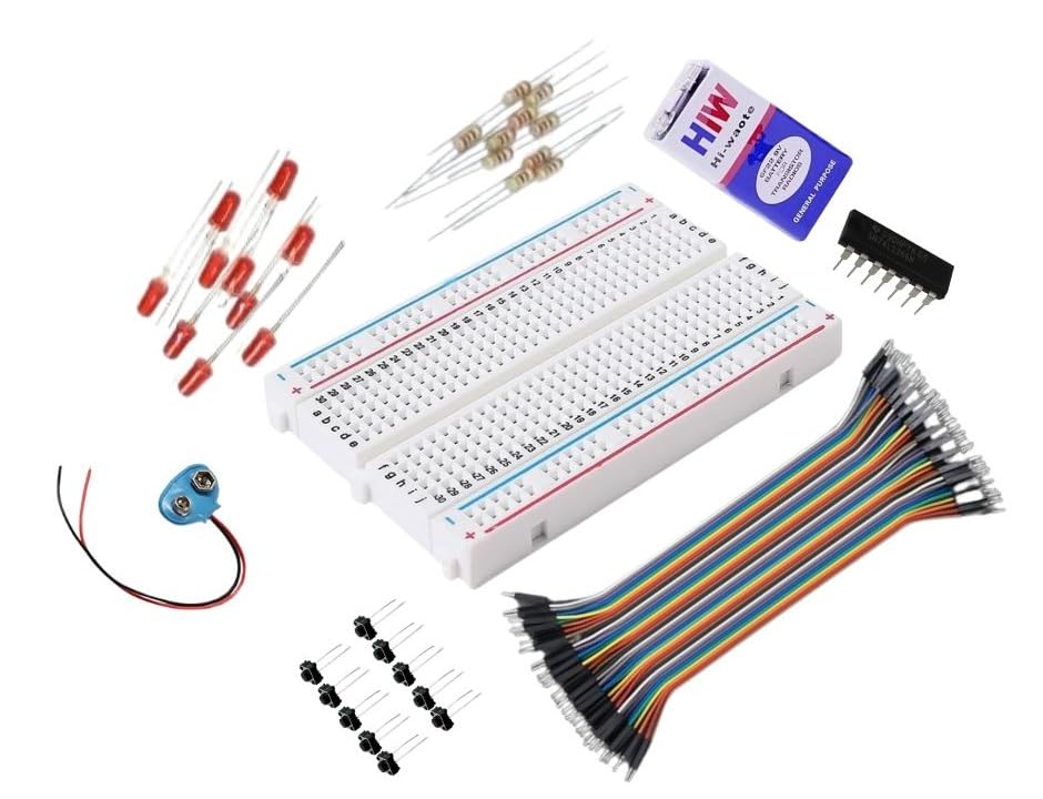 Buy ERH India EX-NOR 74266 IC Logic Gate DIY Kit Science Project ...