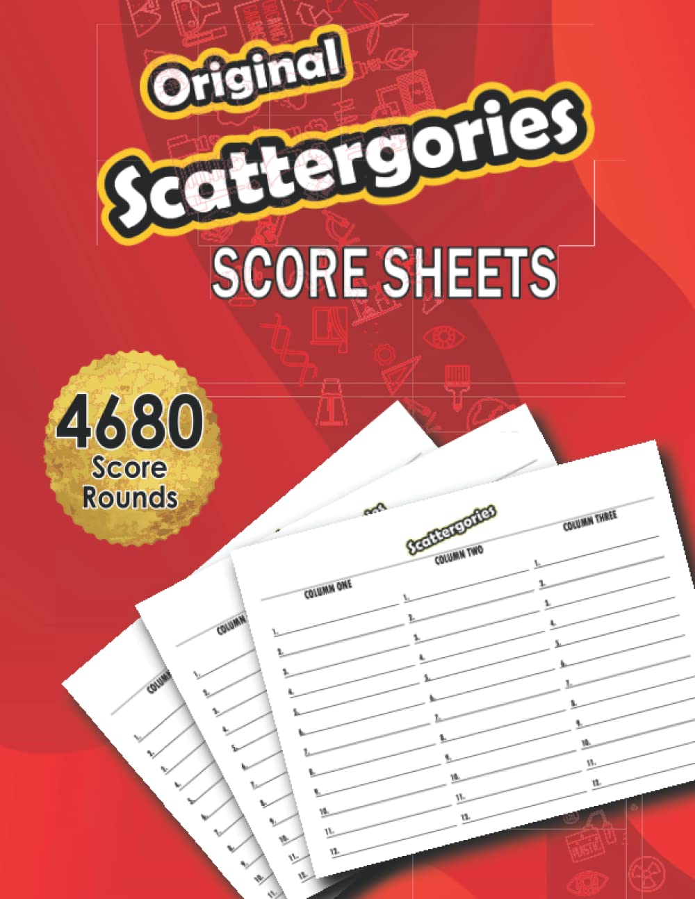 Original Scattergories Score Sheets: 130 Large Print Refill Sheets For ...