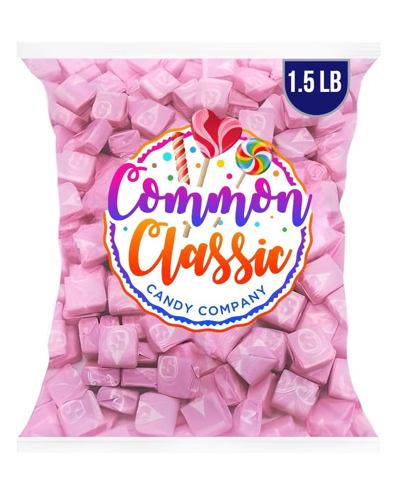 Amazon.com : All Pink Candy - 1.5 LB Bulk Bag (Approx 135 Strawberry ...