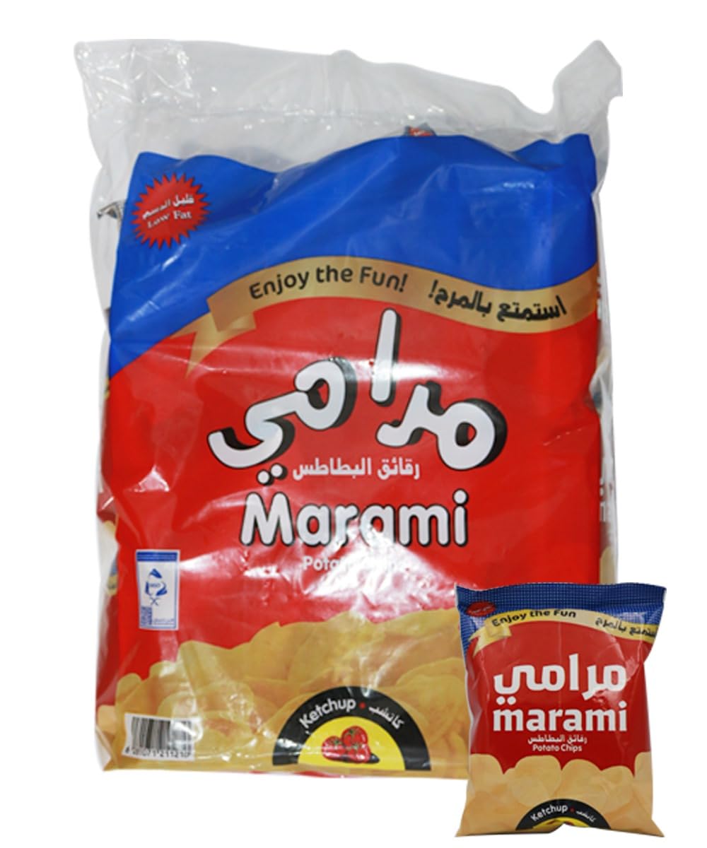 Marami Ketchup Potato Chips,18 X 10 G : Buy Online at Best Price in KSA ...