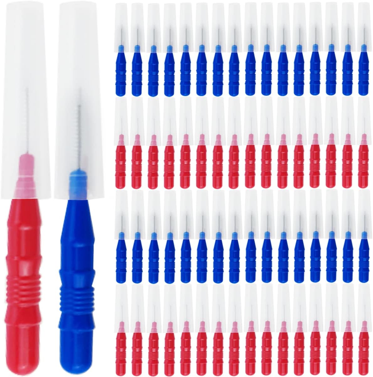 Amazon.com : GXXMEI 100PCS Braces Dental Brush Flosser for Cleaner ...