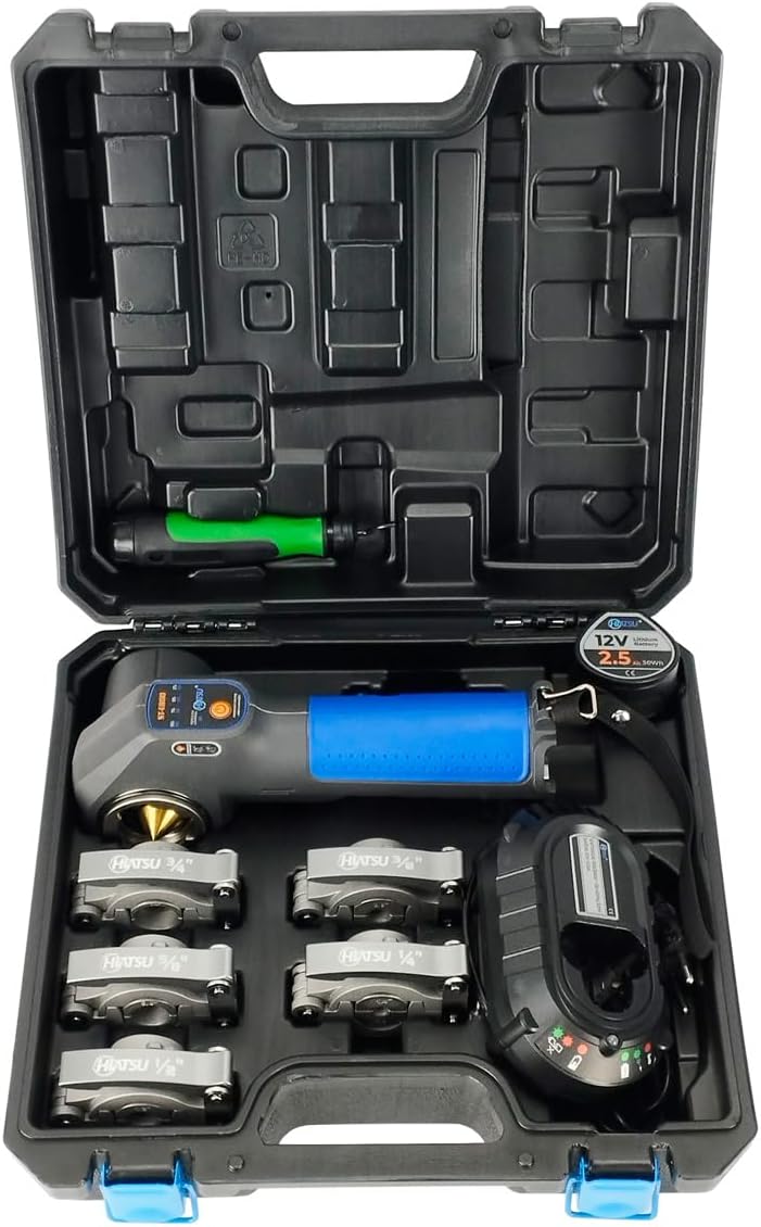 Amazon.com: OUFKAR Electric Flaring Tool Kit, 1/4" - 3/4" Copper ...