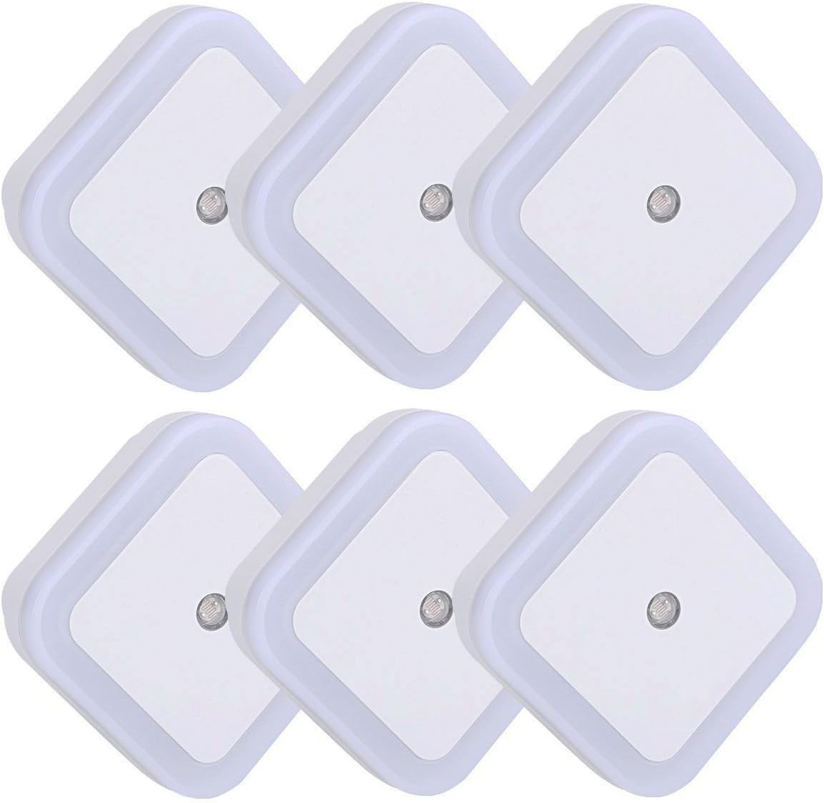 WEDNA LED Night Light Auto Dusk to Dawn Light Plug-in Guide Light Smart ...