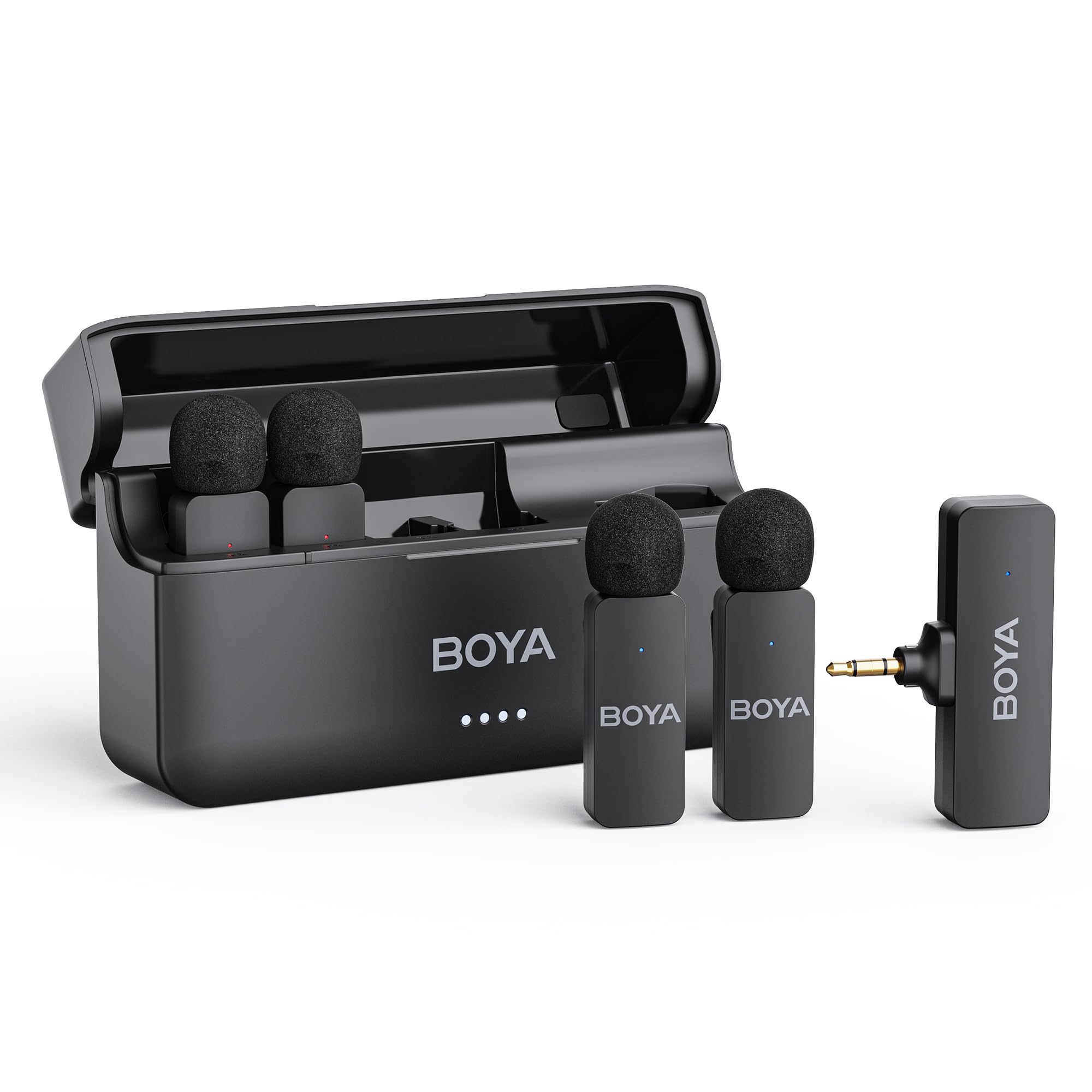 Amazon.com: BOYA by-V4 Wireless Microphones for Cameras DSLR Camcorder ...