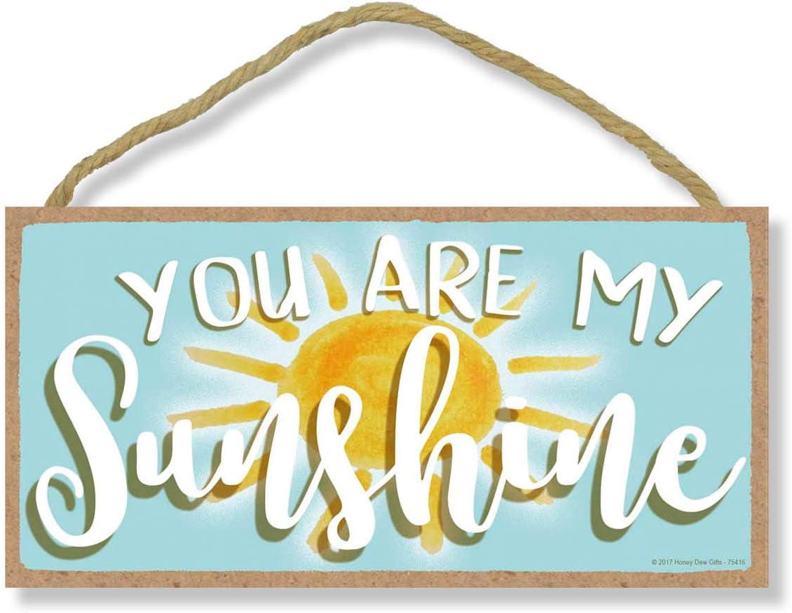 Amazon.com: Honey Dew Gifts Welcome 5 inch by 10 inch Hanging Wall Art ...