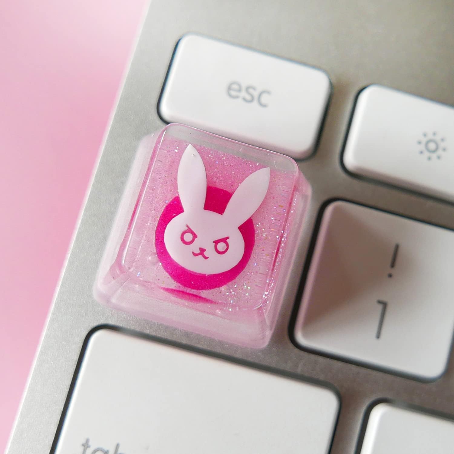 Gaming Keycaps DVA Pink Custom Overwatch Resin Keycaps for Cherry MX ...