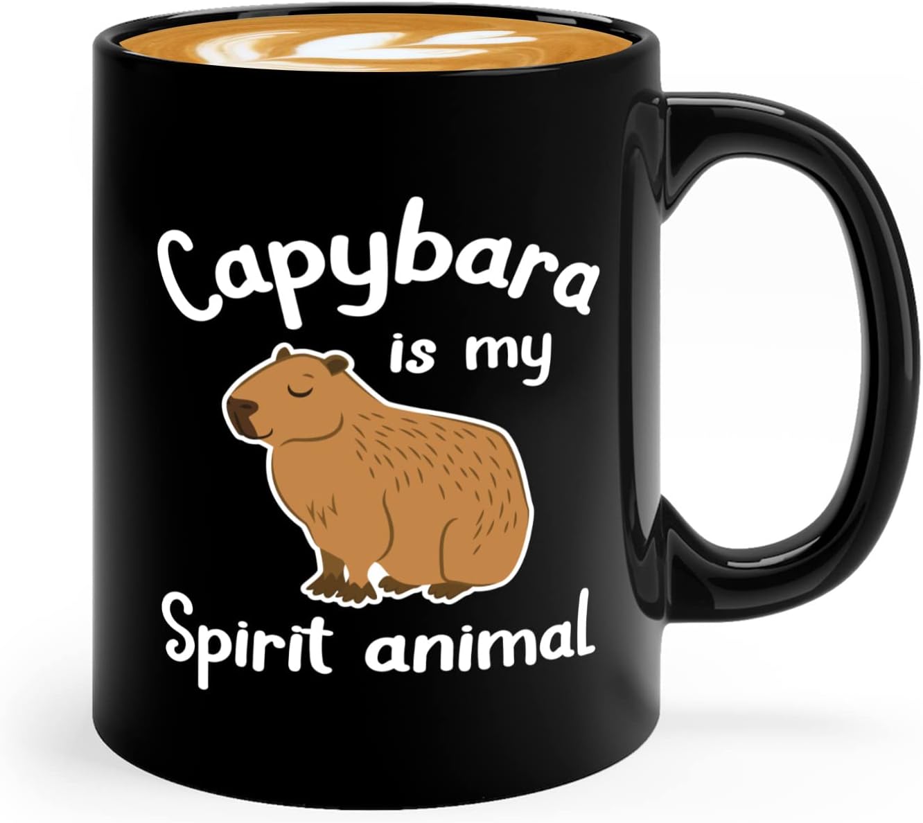 Amazon.com: Capybaras Coffee Mug 11oz Black -Capibara Spirit Animal ...