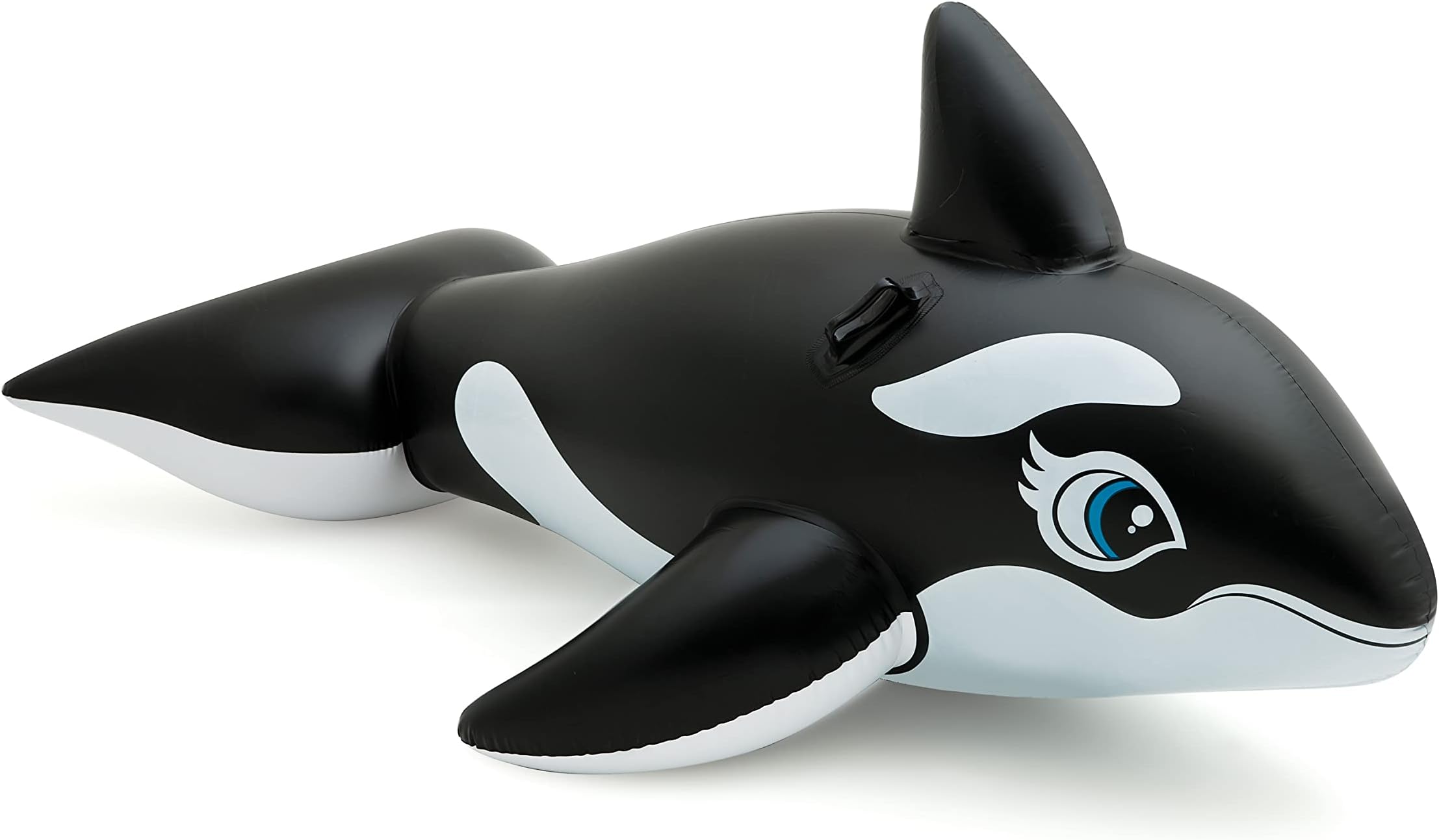 Intex Whale Ride-on Floating Raft, Black, 58561EP, Whale Ride On Age 3 ...