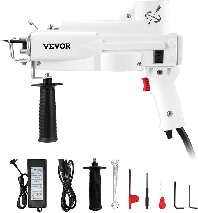 Amazon.com: VEVOR Tufting Gun, Cut Pile Electric Carpet Weaving ...