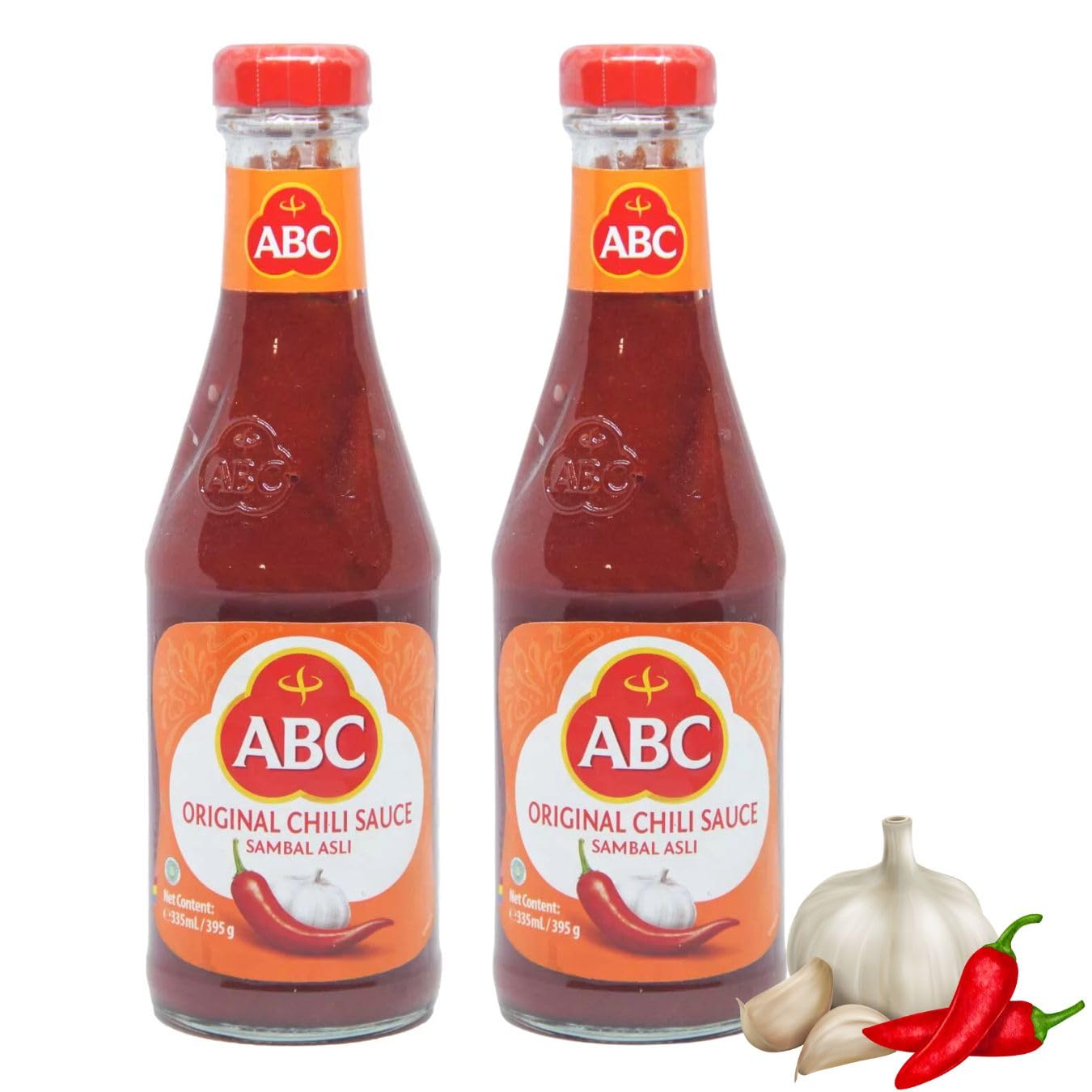 Amazon | サンバル アスリ チリソース 395g x 2本 ABC Sambal Asli Chili Sauce 395g x 2本 | Sesofoods | ホットソース・チリ ...