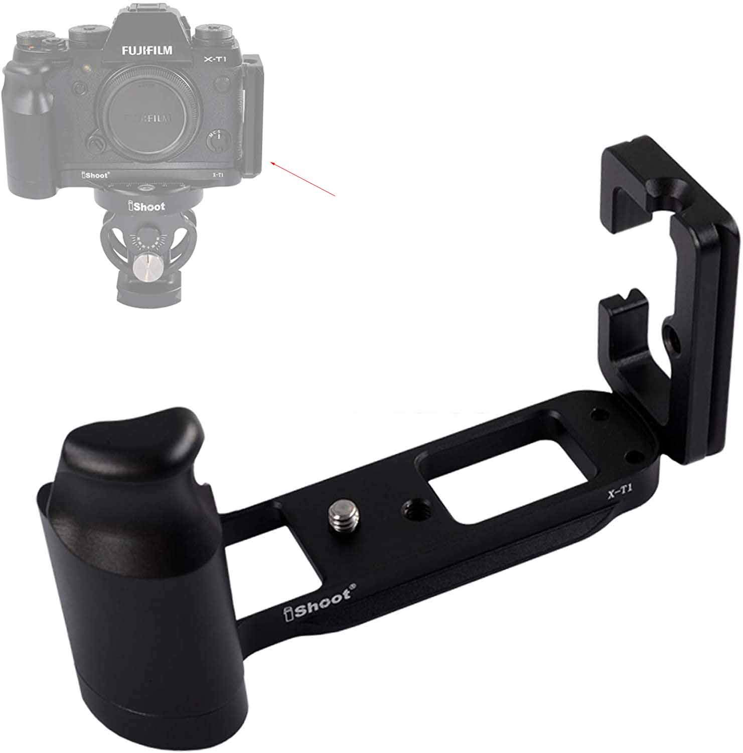 L-Shaped Vertical Shoot Quick Release Plate/Camera Holder Bracket Grip ...