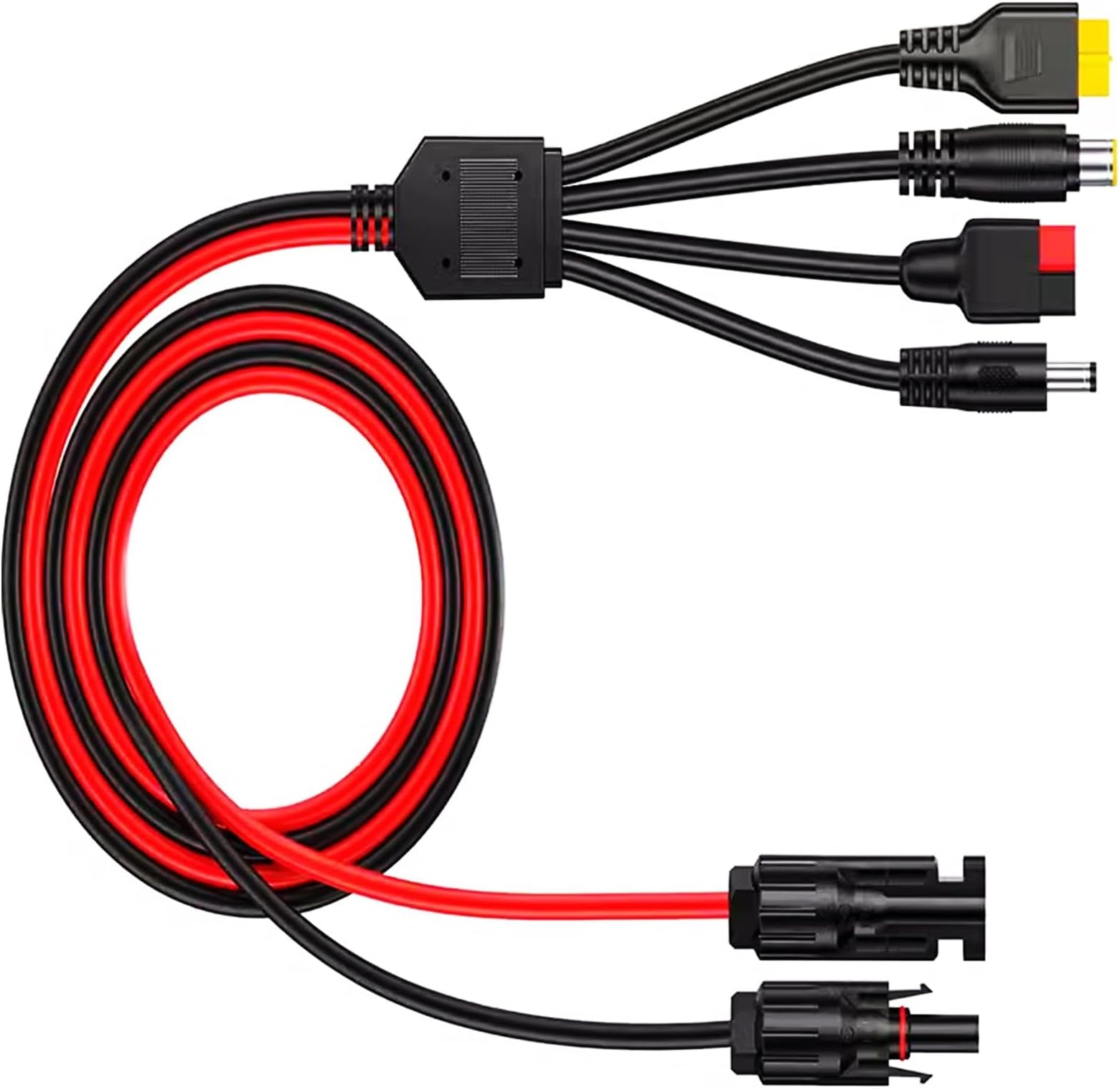 Amazon.co.jp: Cleqee 10AWG 1m ソーラーパネルケーブルキット ソーラーコネクター アンダーソンコネクター 変換アダプター (反極) 延長コード アンダーソン ...