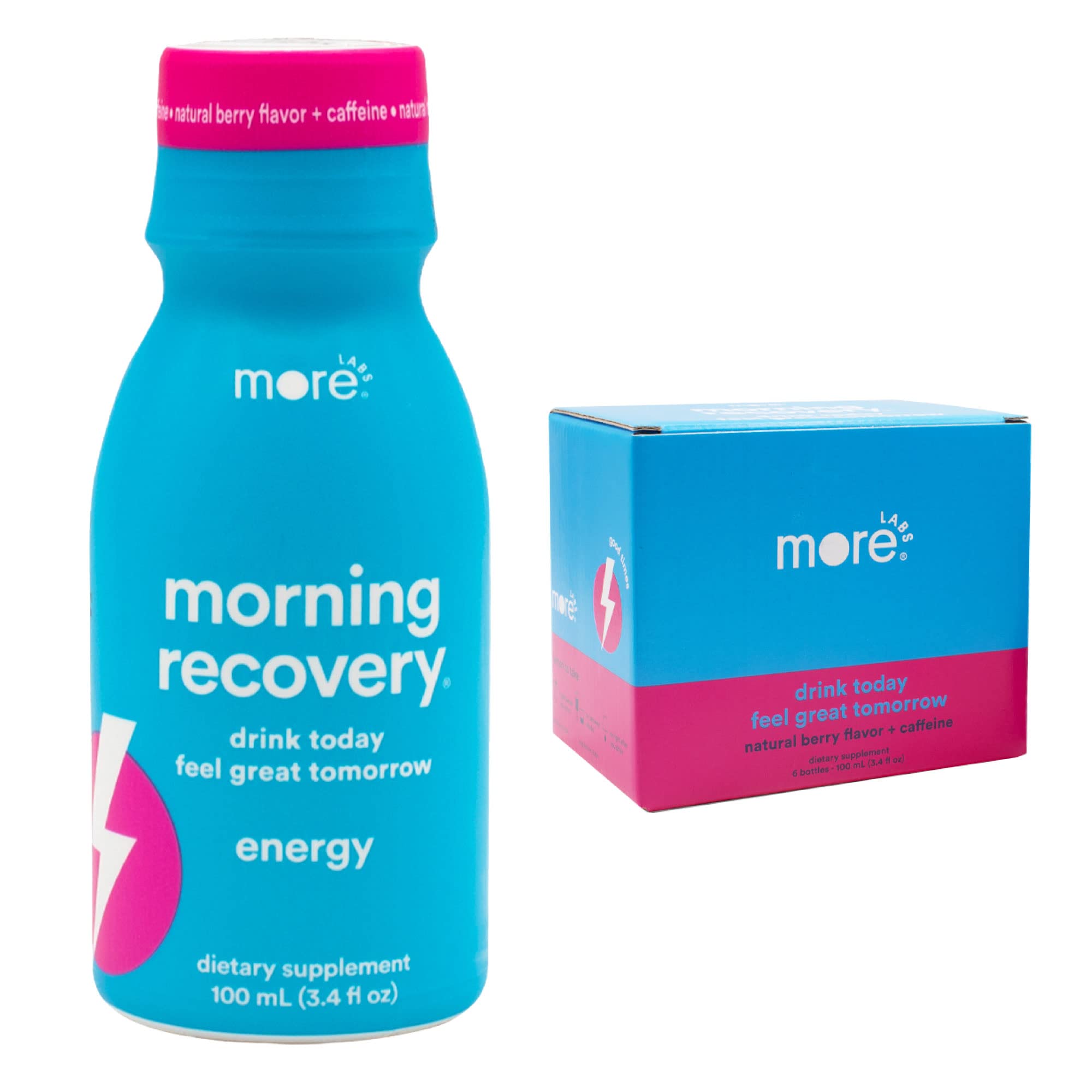 Morning Recovery, Electrolyte with Energy, Milk Thistle Drink ...
