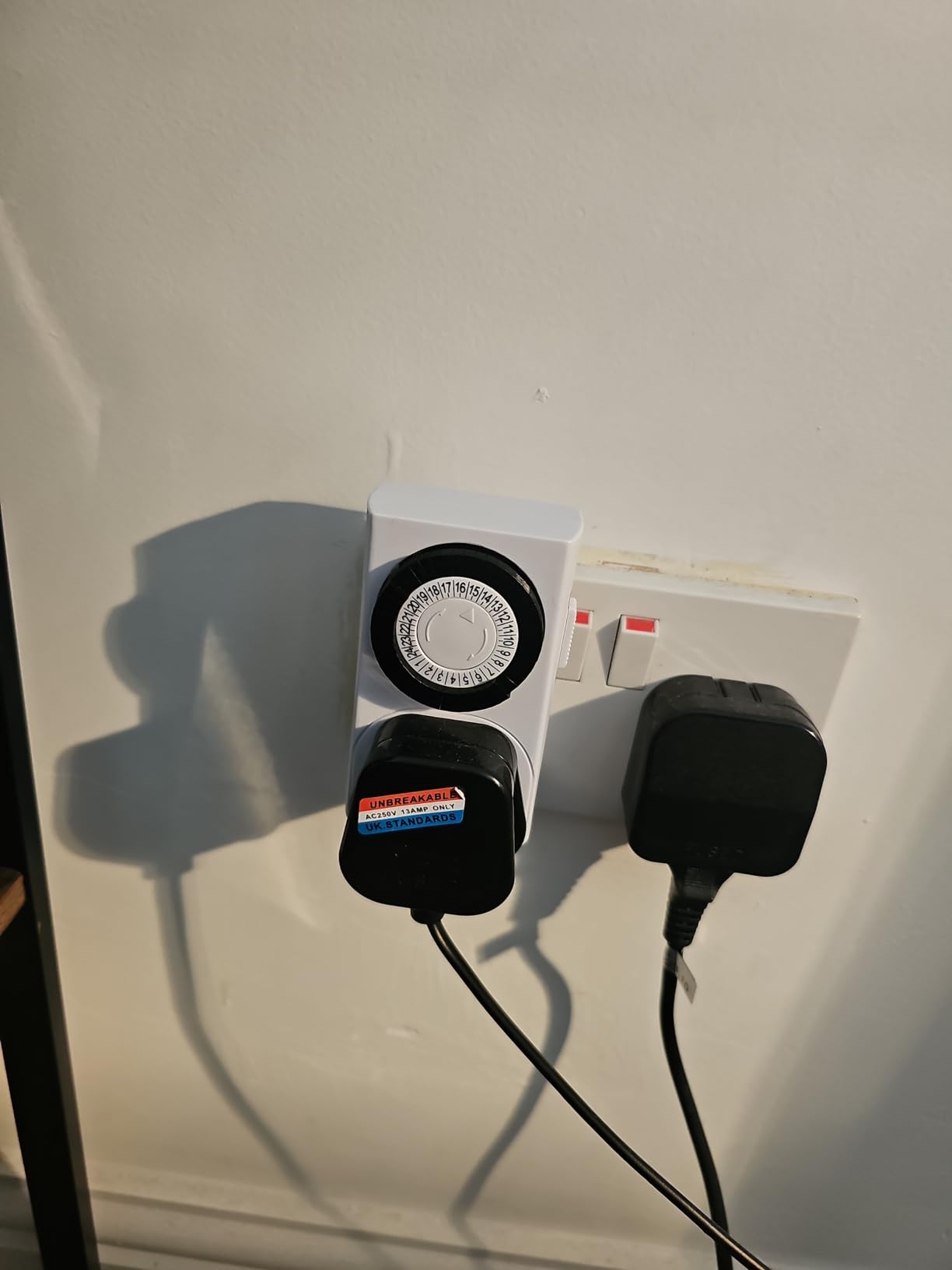 HBN 24 Hour Plug-in Compact Timer Plug Socket, Mini Energy Saver ...