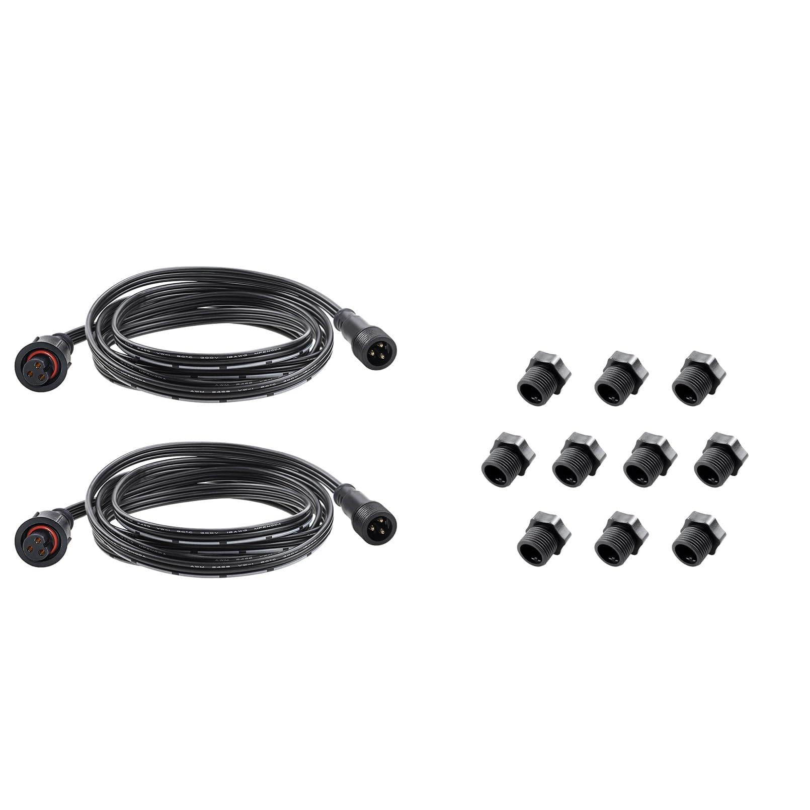 Amazon.com: ALITOVE 6.56ft 3 Pin xConnect Extension Cable with 10pcs ...