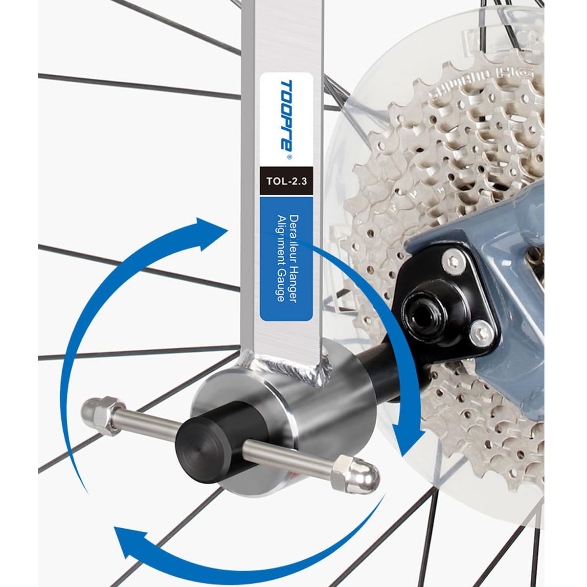 HOUSON Bicycle derailleur Hanger Alignment Gauge Tool, Alignment Tool ...