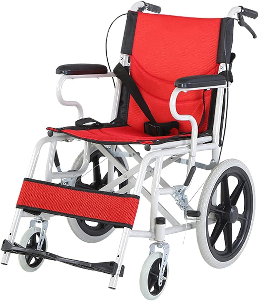 Amazon.com: NOLLAM Wheelchair Ultralight Wheelchair Transport ...
