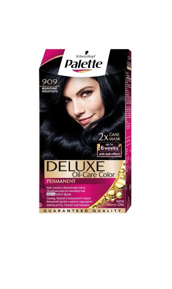 Amazon.com : Palette Deluxe 909 Magical Blue Black Permanent Hair Color ...