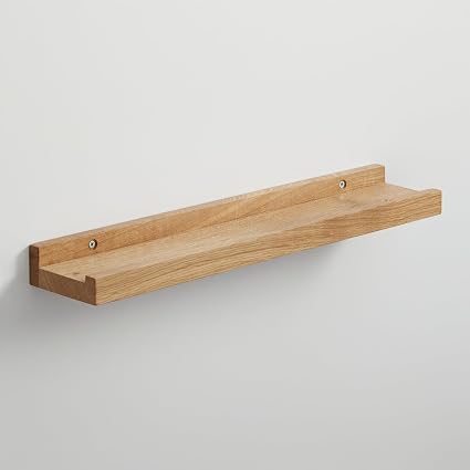 BestLoft.de Bilderleiste Holzregal Wand Regal Bilderleiste Eiche ...