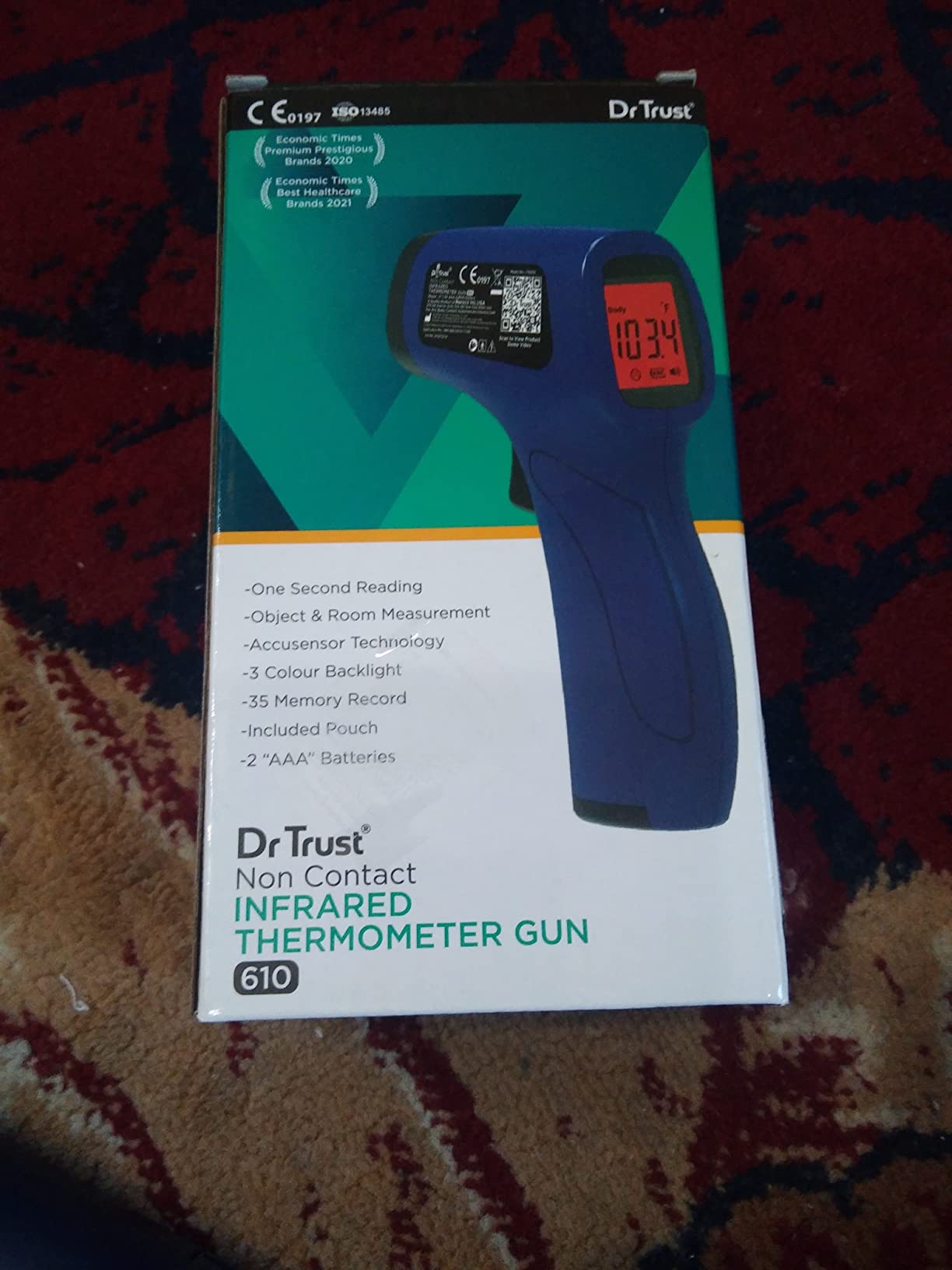 Dr Trust (USA) Clinical Digital Non Contact Infrared Forehead ...