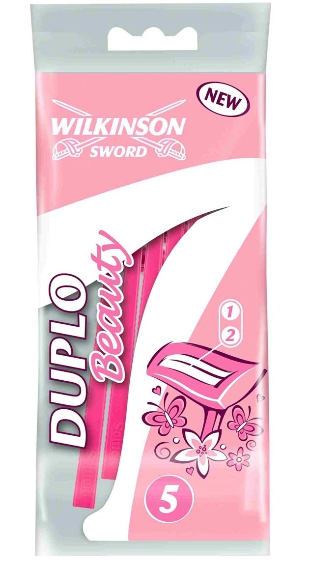 Amazon.com: Wilkinson Sword Duplo Beauty Women's Razor 5 Pieces In A ...