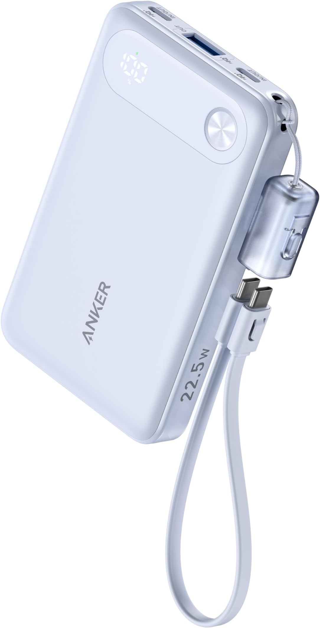Amazon | Anker Power Bank (10000mAh, 22.5W, 2 Ports) (モバイルバッテリー 10000mAh 最大22.5W出力 USB-C & USB-C ...