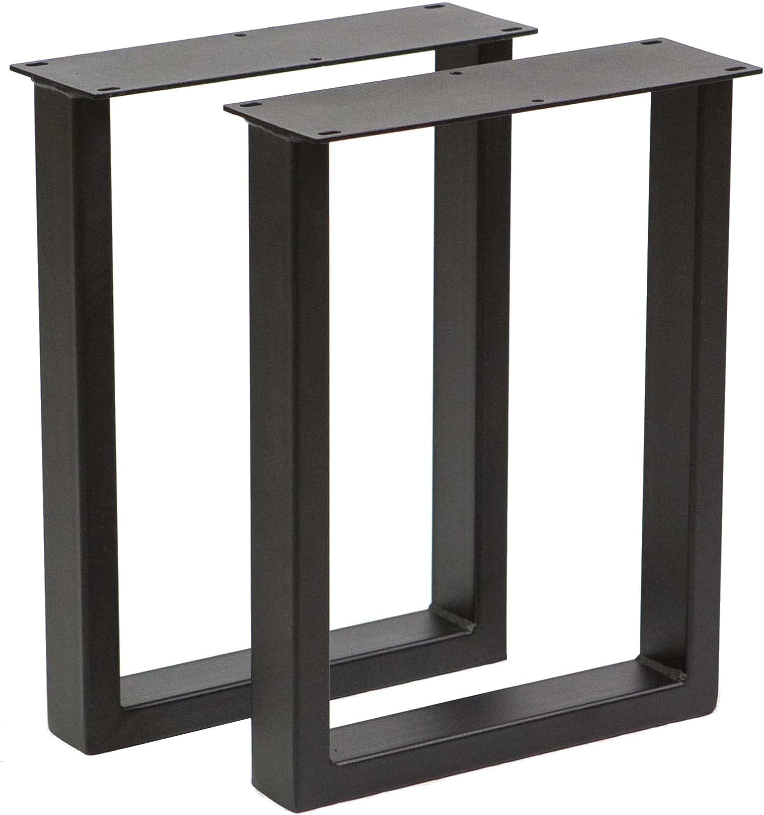 RUSTY DESIGN U-Shape Bench Legs, Narrow Coffee Table Legs, 1 Pair ...