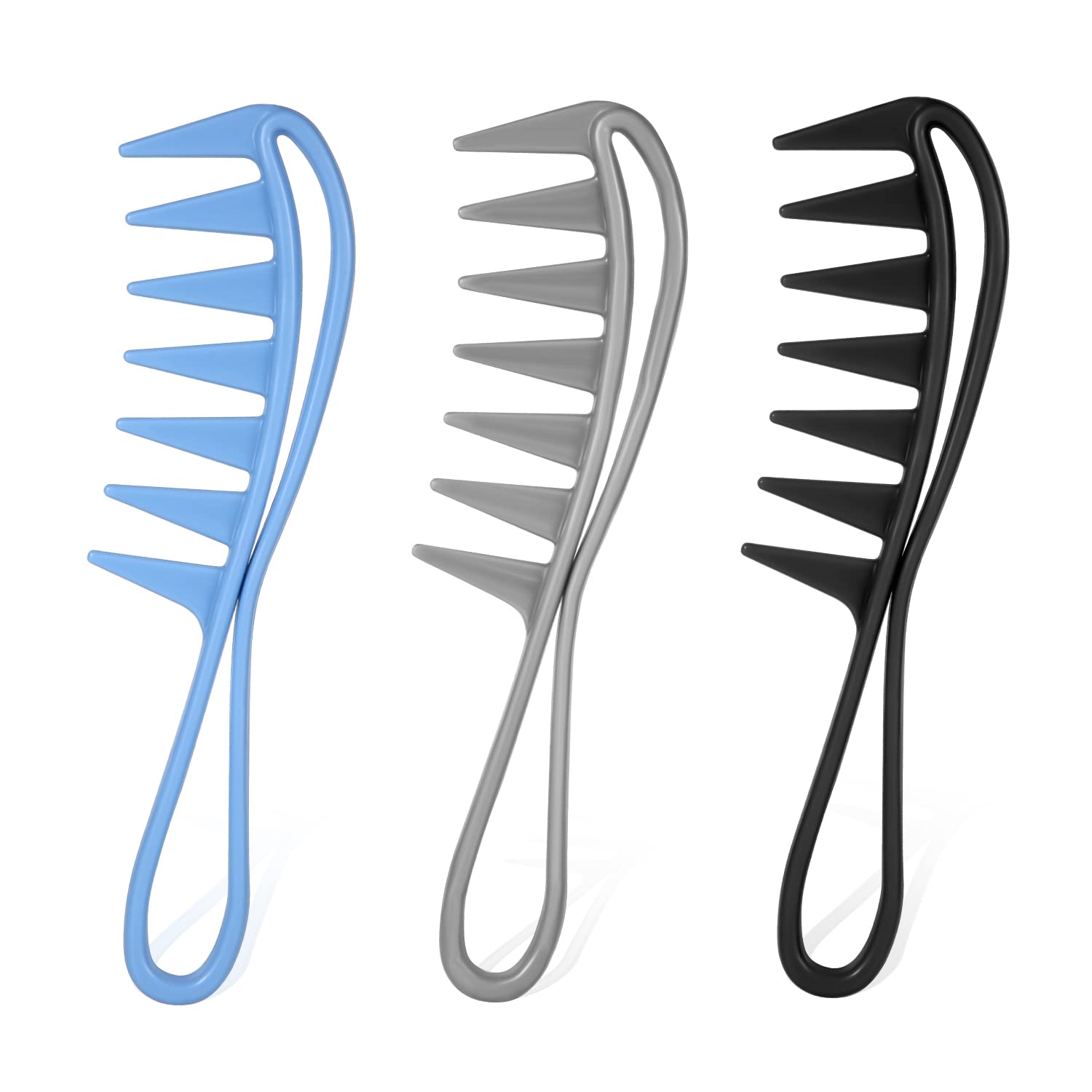 Amazon.com : 3Pcs Wide Tooth Comb, Large Tooth Comb Wide Tooth Curl ...