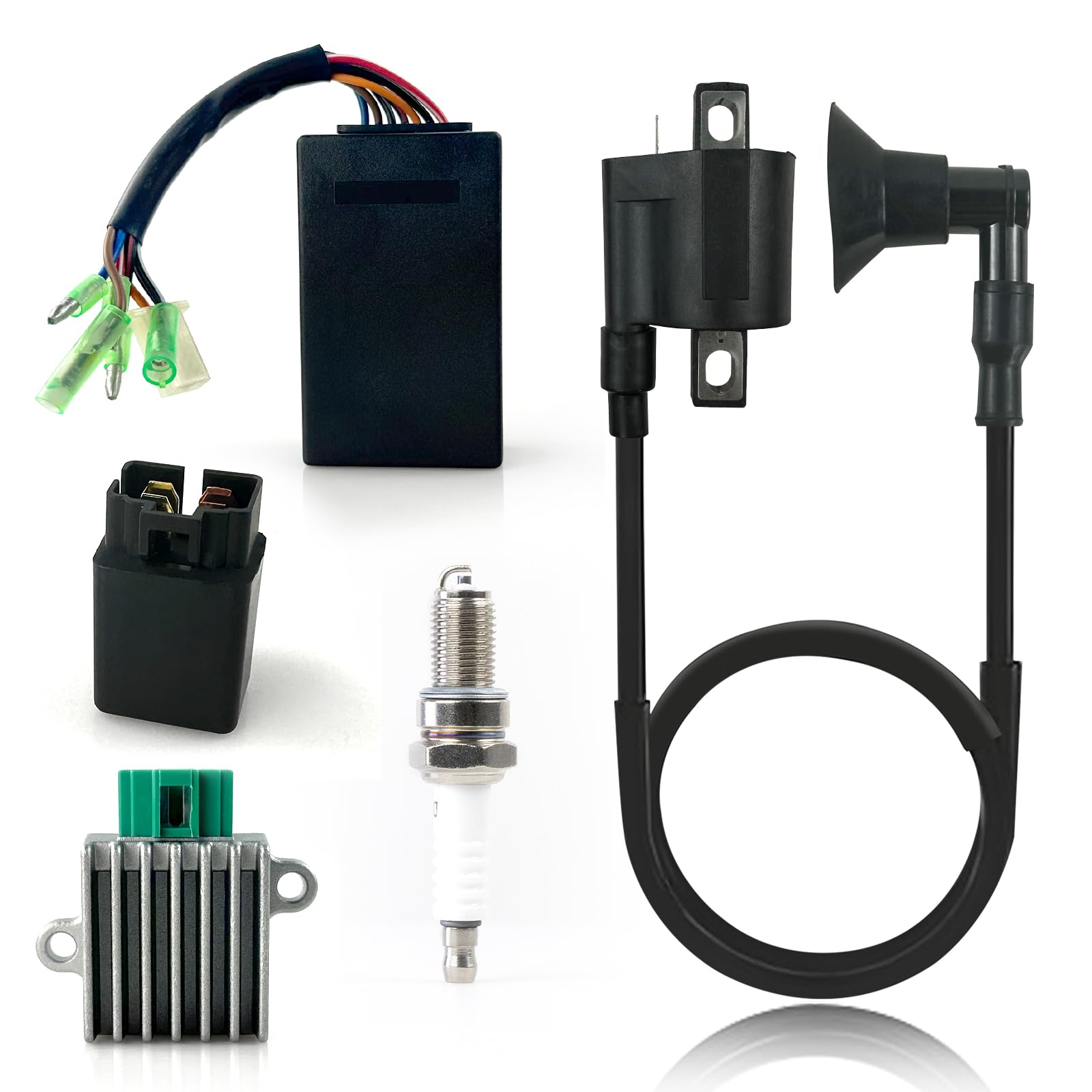 Amazon.com: 0451018 CDI Box Ignition Coil Voltage Regulator Rectifier ...