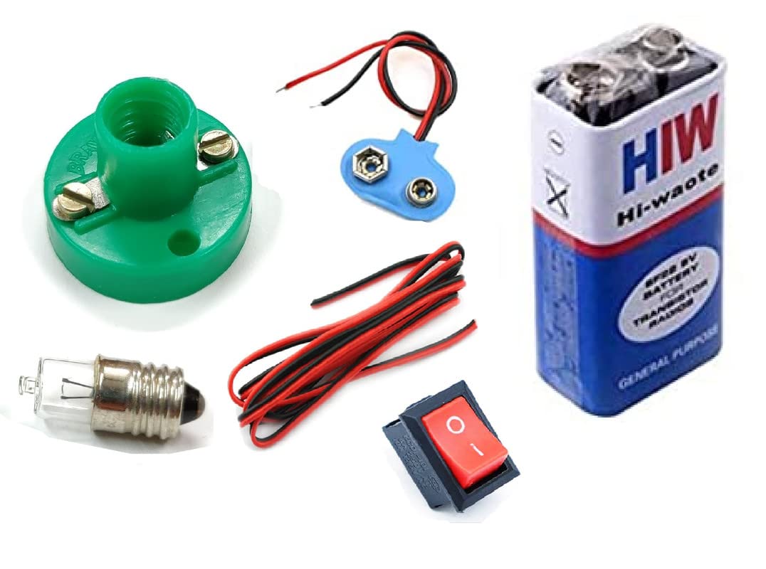 Buy ERH India Toy Holder with Mini Bulb Holder kit for Simple Electric ...