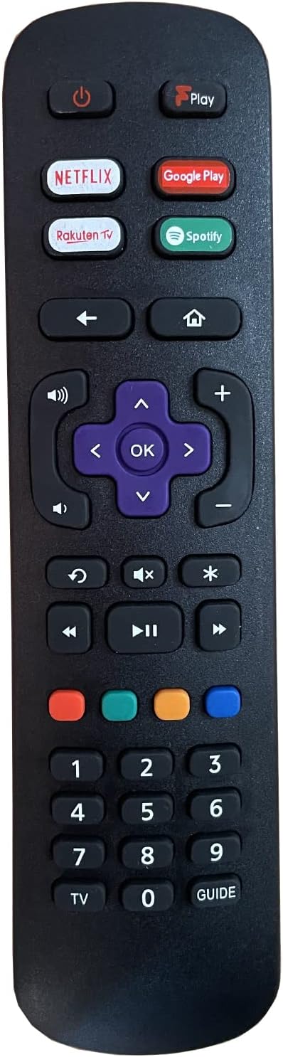 for hisense roku tv remote control compatible for Hisense Roku Remote ...