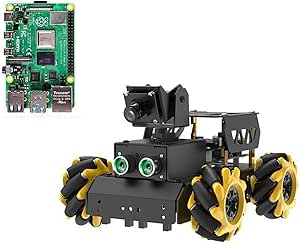 Amazon.co.jp: MANGRY 4WD TurboPi Mecanum Wheel Motor Robot Car ...