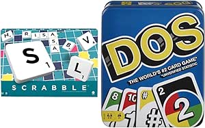 Mattel Games Scrabble Original + UNO Dos Cartas : Amazon.com.mx ...
