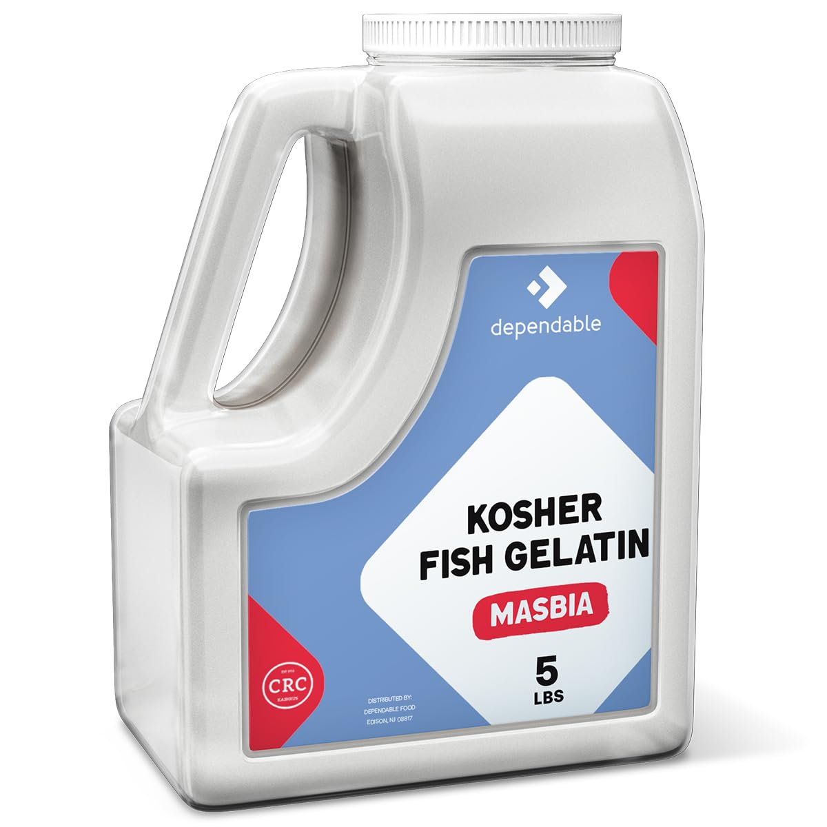 Amazon.com : Dependable Food Fish Gelatin Powder - 5 lb. Bulk Jug ...