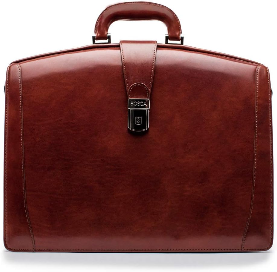 Bosca Men's Partners Brief, Dark Brown, One Size