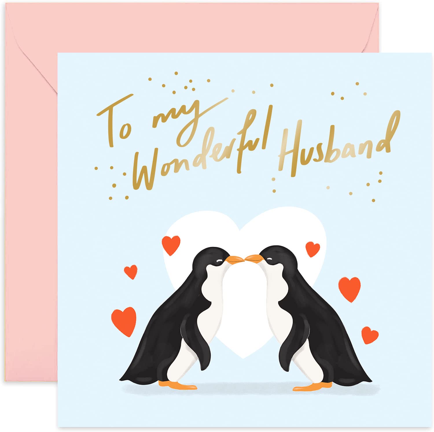 Old English Co. Happy Anniversary Cute Penguin Card - Romantic Animal ...