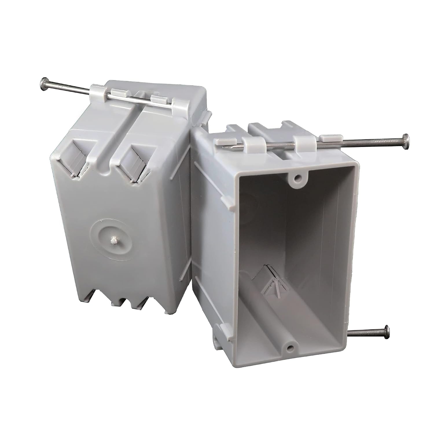 Ez20snr Pvc Sgl-Gang Box W/Nails - Electrical Boxes - Amazon.com