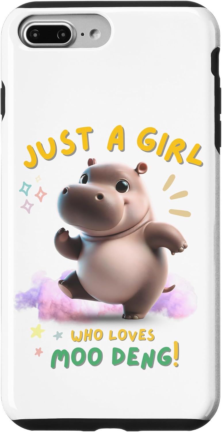 Amazon.com: iPhone 7 Plus/8 Plus Moo Deng Just a girl who loves Cute ...