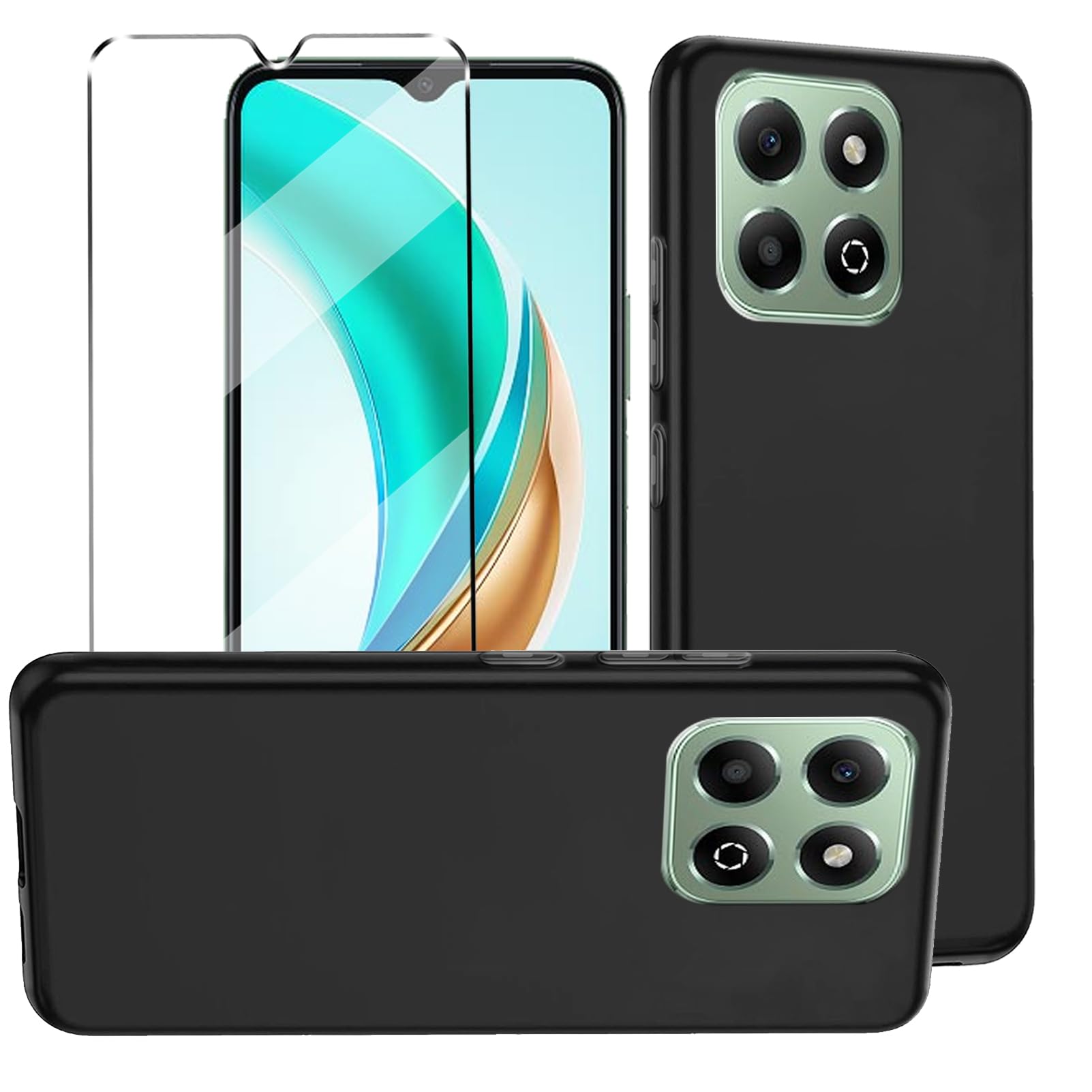 HuiYouMY 2-in-1 Case Compatible with Honor X6B Cover with 1 Pack ...