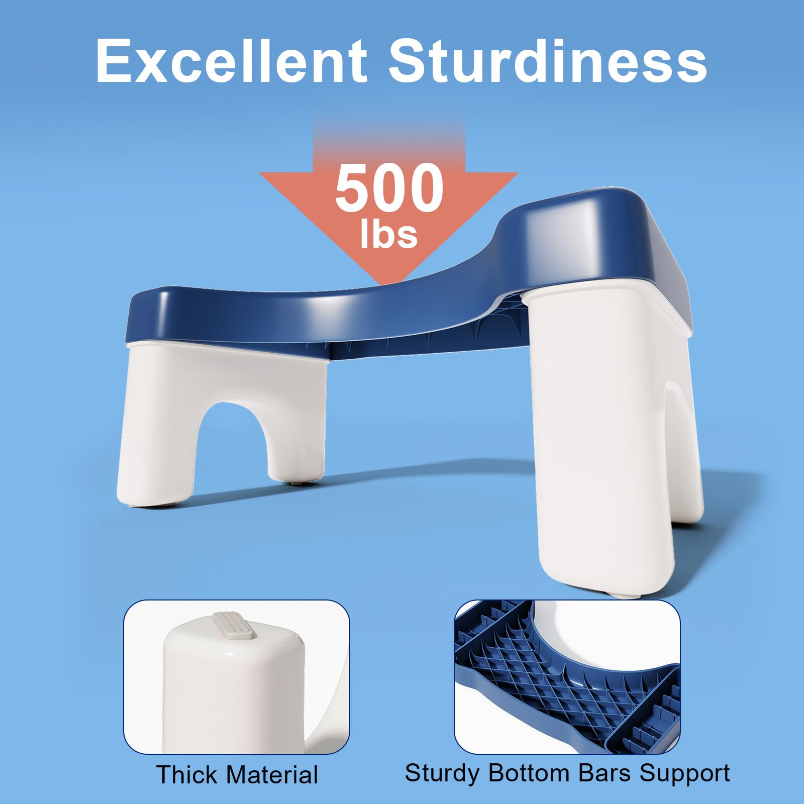 Snapklik.com : Squatting Potty For Adults, 7 Inch Toilet Poop Stool ...